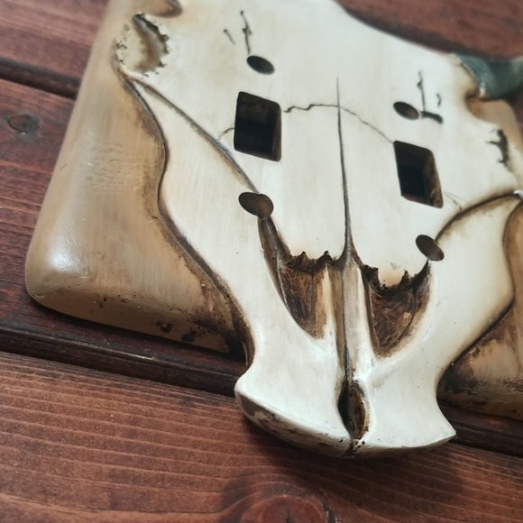 Accents | Longhorn Skull Double Light Switch Plate Cover | Poshmark